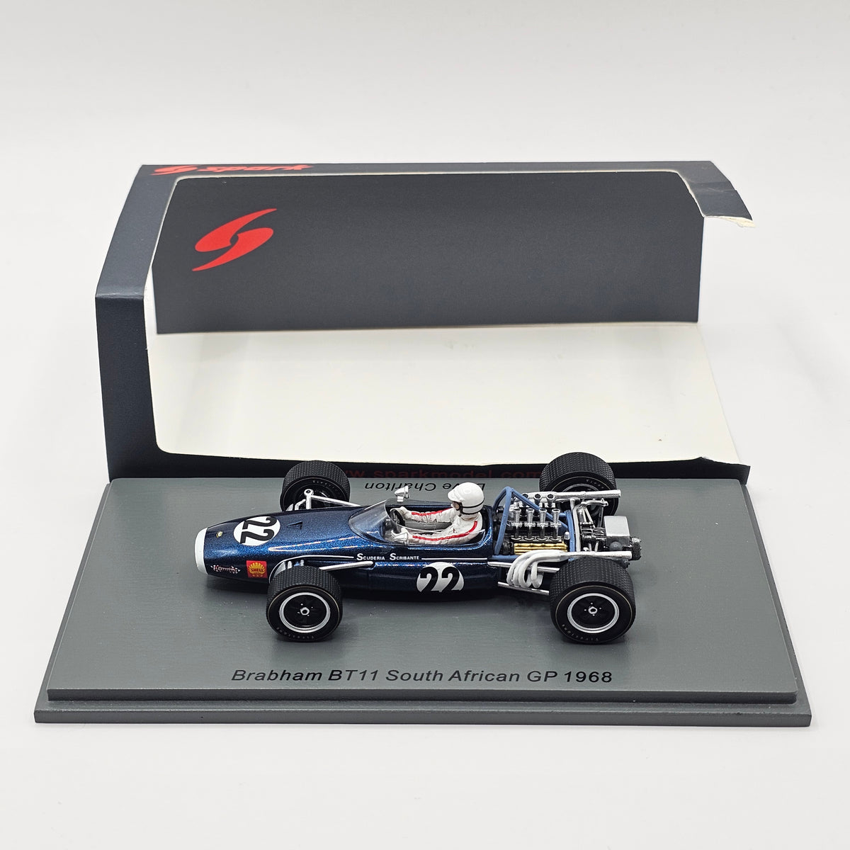 Spark Brabham BT11 #22 Dave Chariton S.African GP 1968 1/43 Scale S708