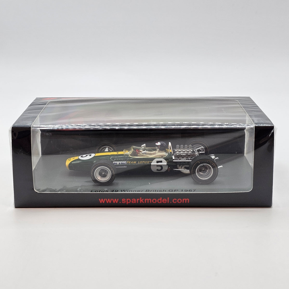 Spark Lotus 49 #5 Jim Clark Winner British GP Formula 1 1967 1/43 Scal
