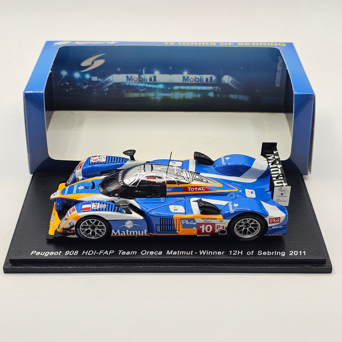Spark Peugeot 908 HDI FAP #10 Team Oreca Matmut 12H Sebring 2011 Winne