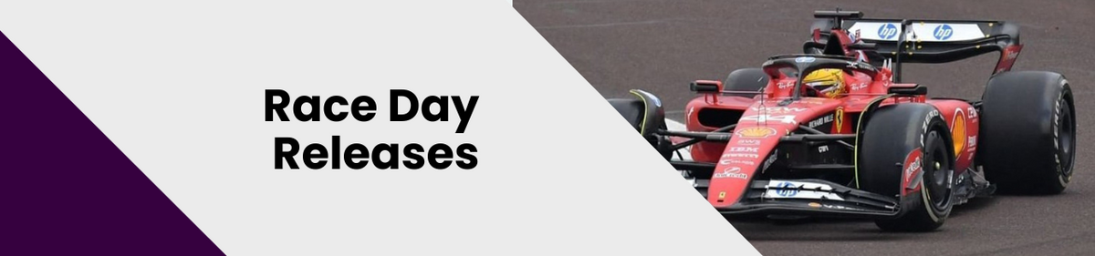 Lewis Hamilton 2025 Ferrari Fiorano Test Models + 2025 Helmet - Race D