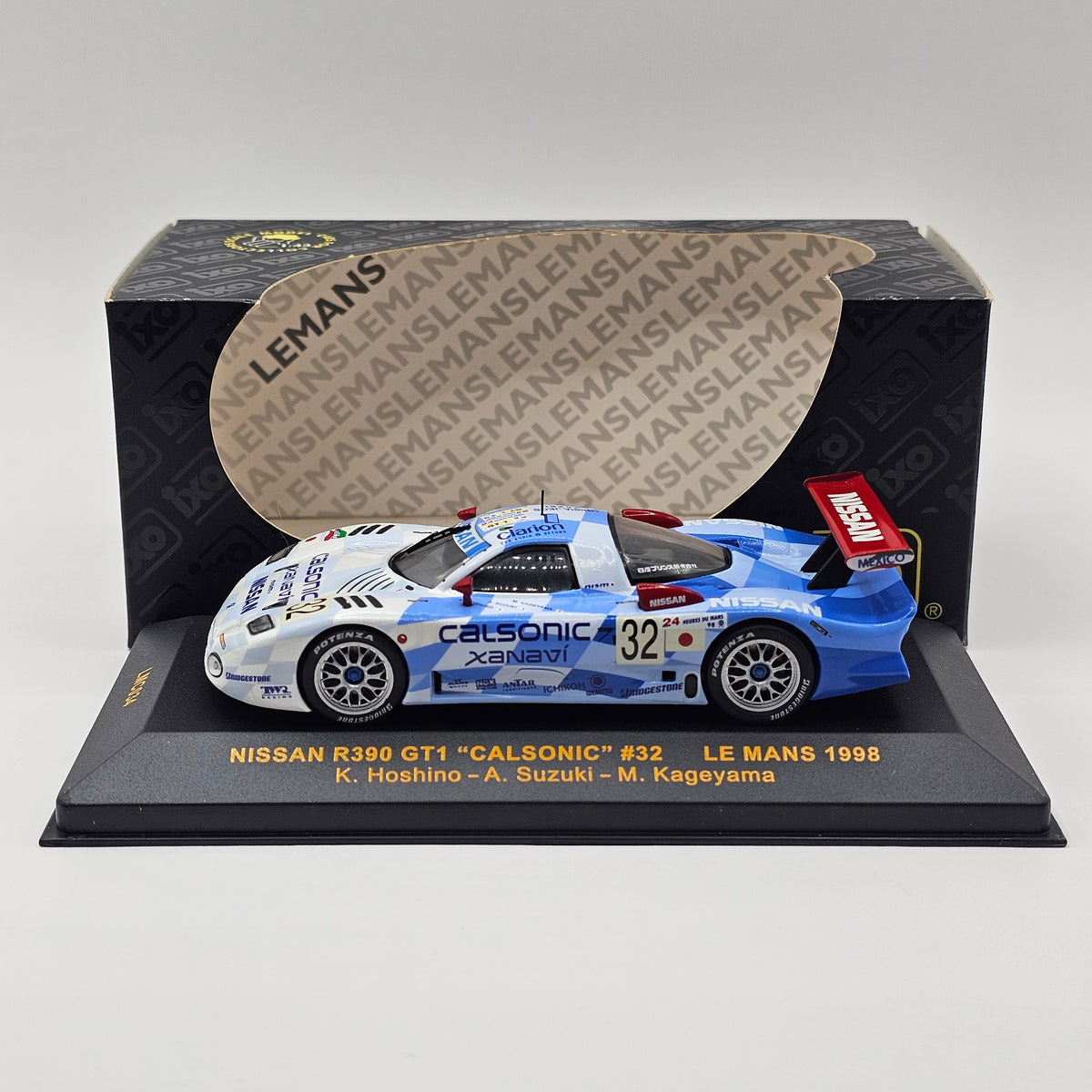 IXO Nissan R390 GT1 No. 32 Calsonic Nissan Motorsports 3rd Le Mans 199