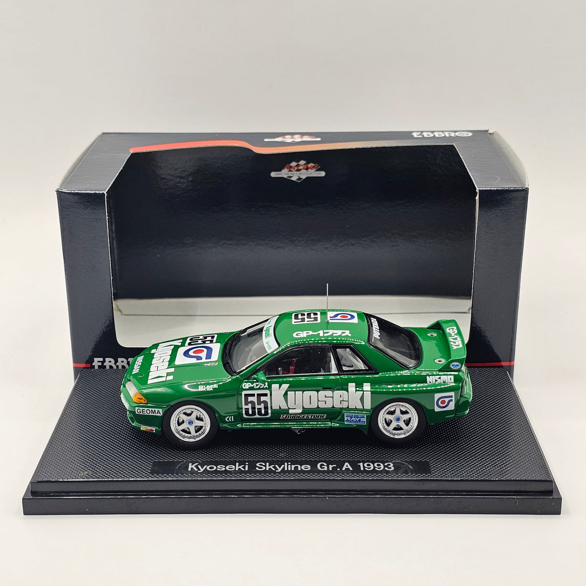 EBBRO Nissan Skyline GT-R R32 #55 Kyoseki Gr.A 1993 1/43 Scale