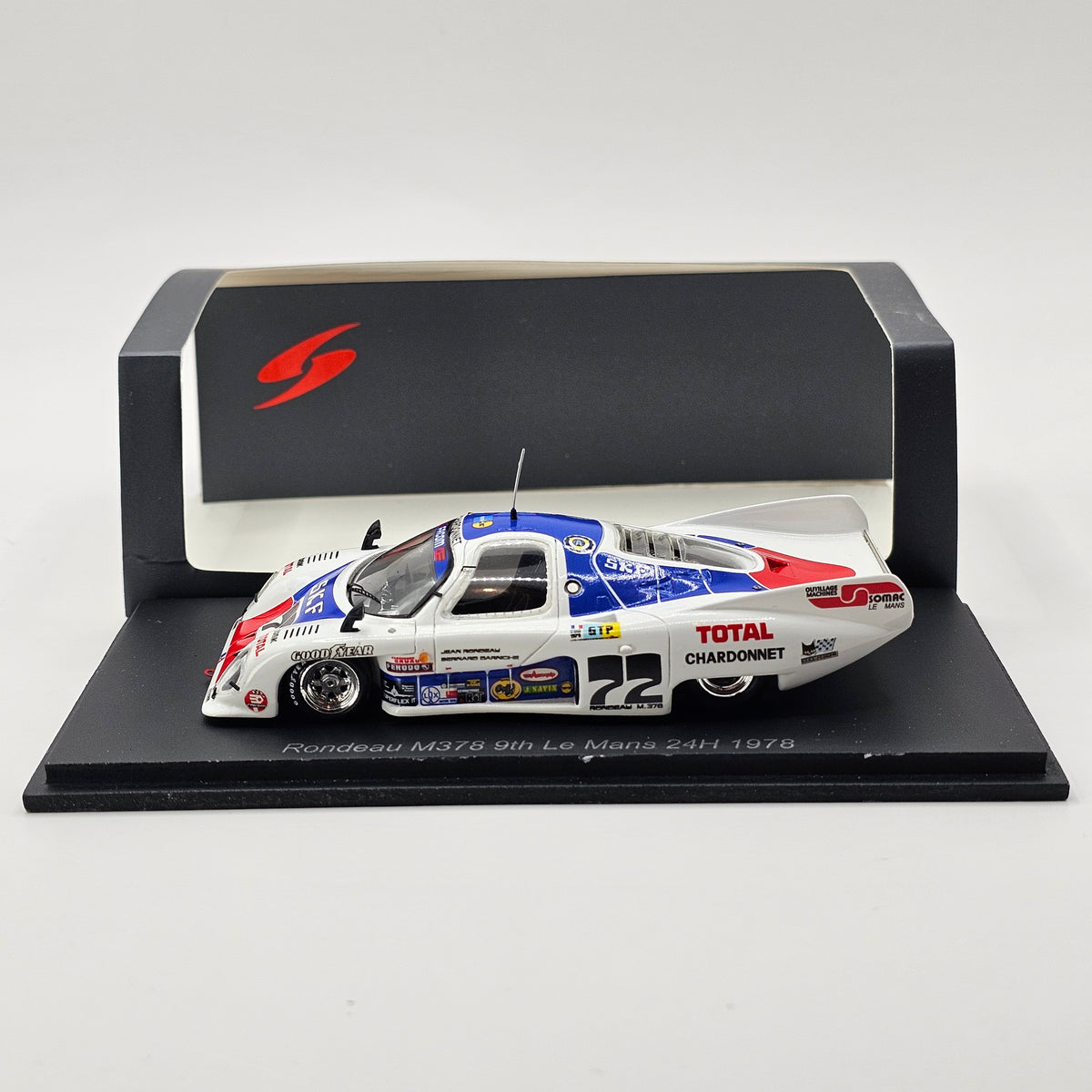 Spark Rondeau M378 #72 Jean Rondeau 24Hrs Le Mans 1978 1/43 Scale S845