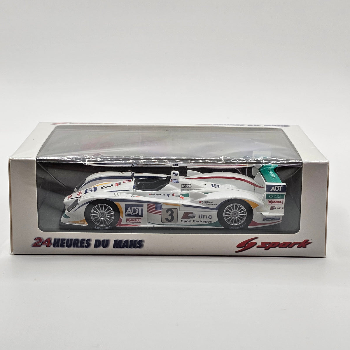 Spark Audi R8 #3 ADT Champion Racing 24Hrs Le Mans 2005 Winner 1/43 Sc