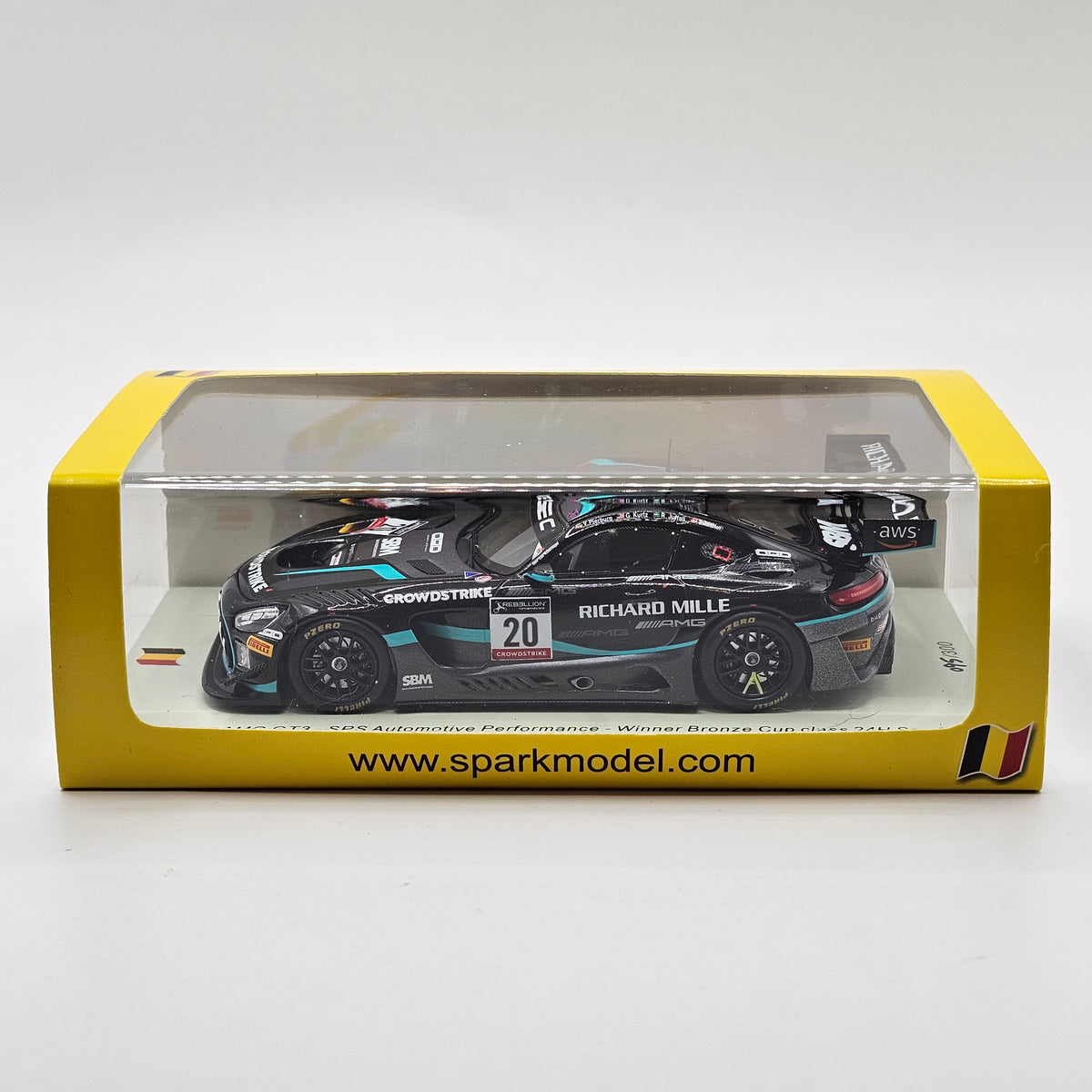 Spark Mercedes-AMG GT3 #20 SPS Automotive Winner Bronze Class 24Hrs Sp