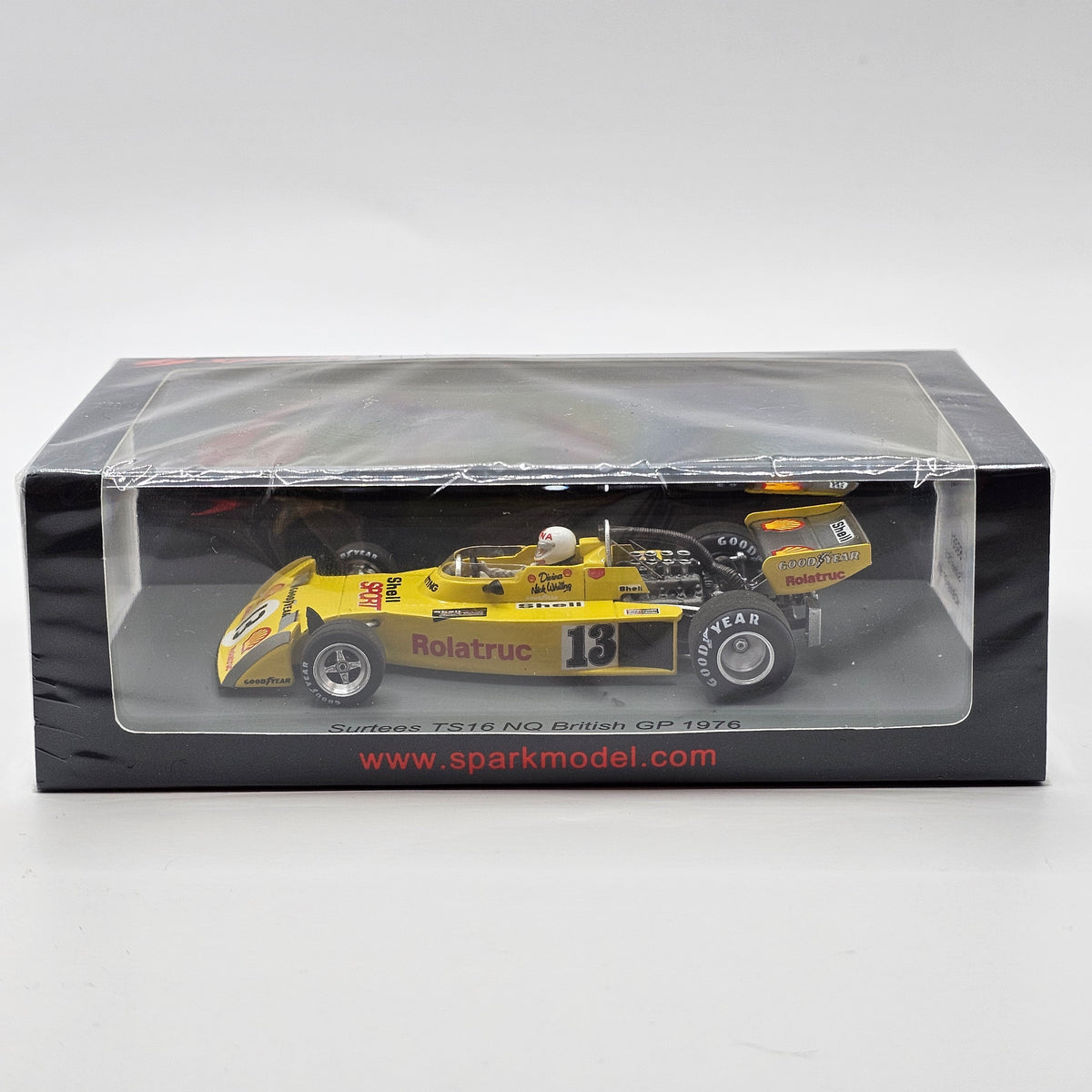 Spark Surtees TS16 #13 Divina Galica British F1 GP 1976 1/43 Scale S96