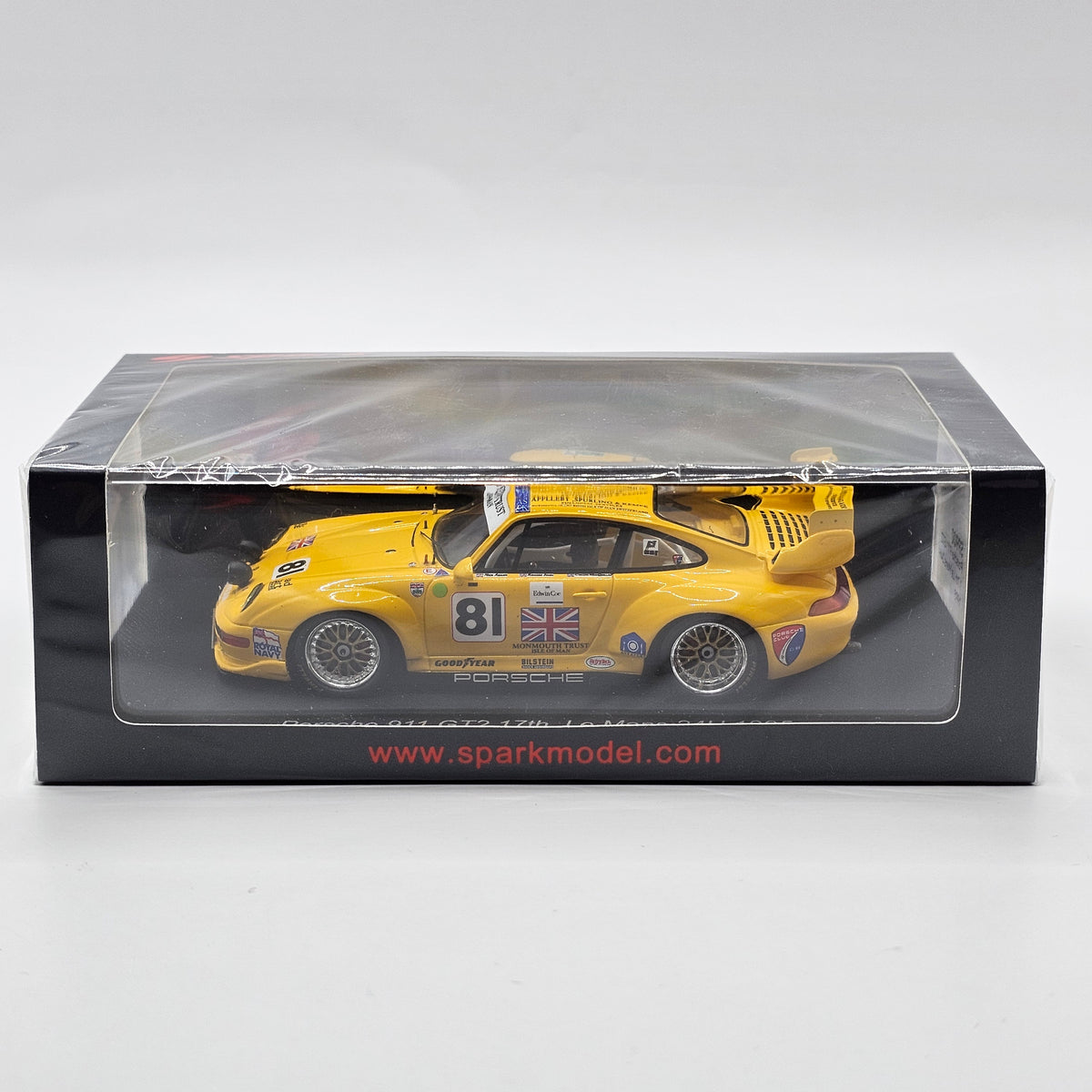 Spark Porsche 911 GT2 #81 Richard Jones Le Mans 24H 1995 1/43 Scale S9